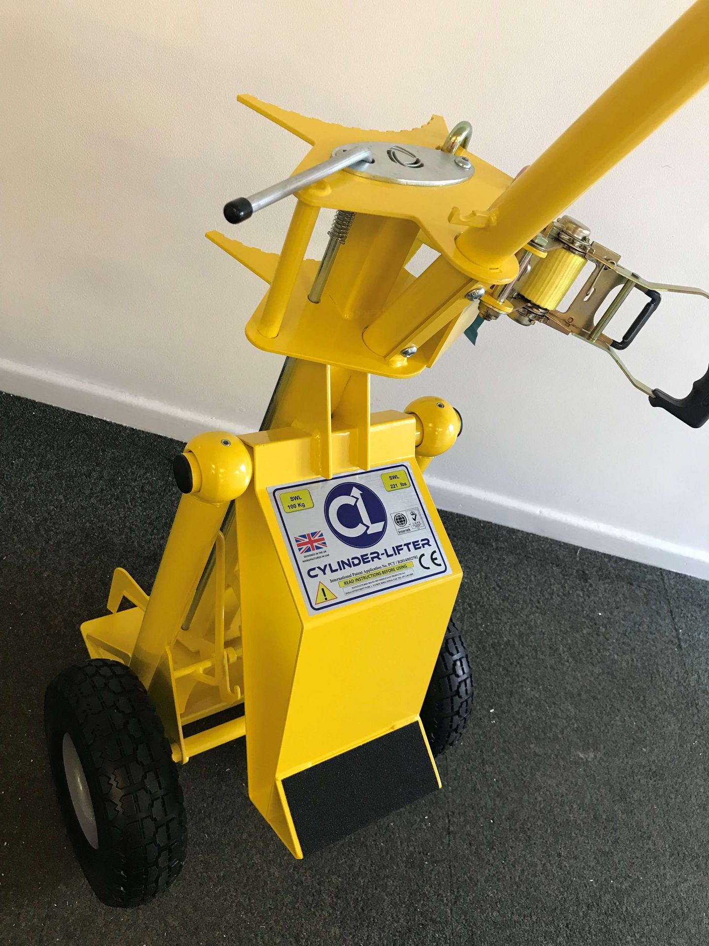 Gas Cylinder Lifter and Gas Cylinder Lifter Trolley.